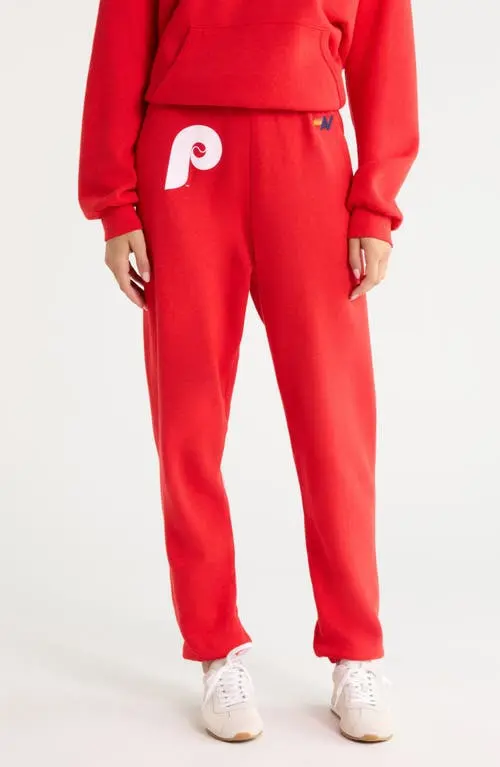 Aviator Nation Philadelphia Phillies Sweatpants - Red