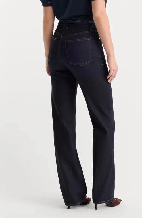 Good American Good True High Waist Straight Leg Jeans