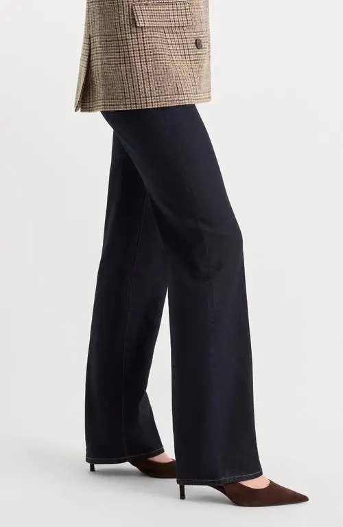 Good American Good True High Waist Straight Leg Jeans