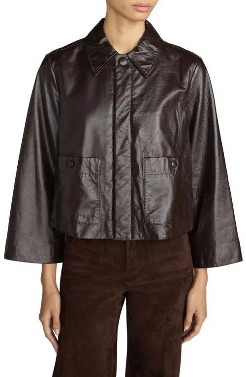 FRAME Paper Leather Jacket