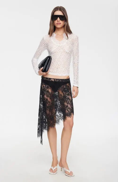 Lioness Soft Spoken Long Sleeve Lace Top