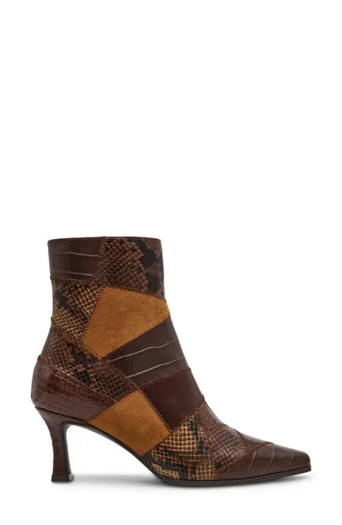 Anne Klein Cosia Pointed Toe Faux Leather Bootie