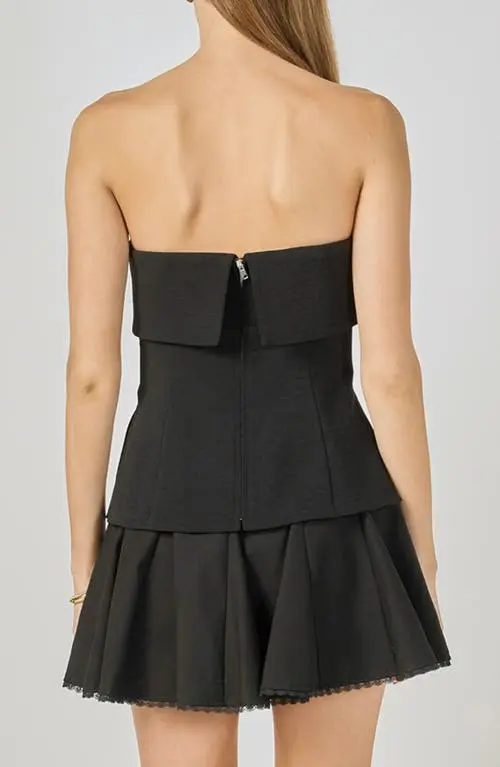 Endless Rose Folded Strapless Tube Top