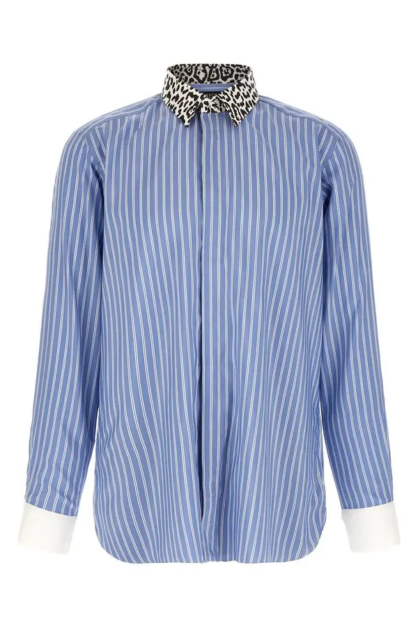 TOM FORD Animal Print Collar Shirt - Multi