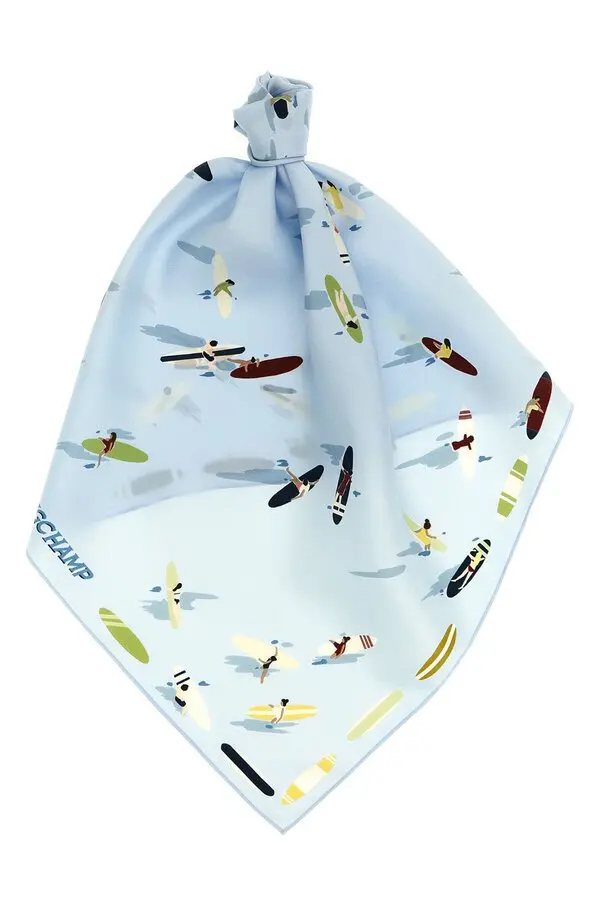 Longchamp En Attendant La Vague' Scarf