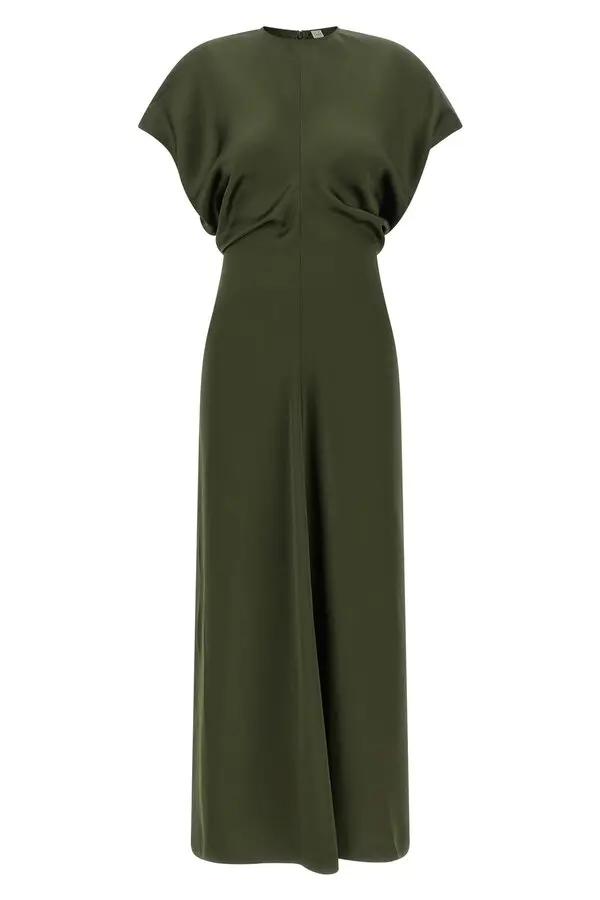 TOTEME Draped Dress - Green
