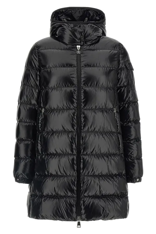 Moncler Semi-gloss 'courcelles' Down Jacket - Black