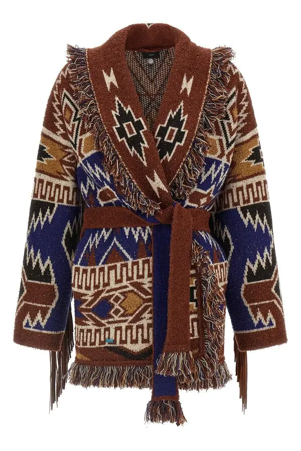 Alanui The Amazing Journey' Cardigan - Brown