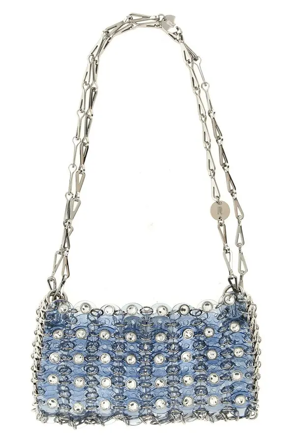 Rabanne 1969 Nano' Shoulder Bag - Light Blue