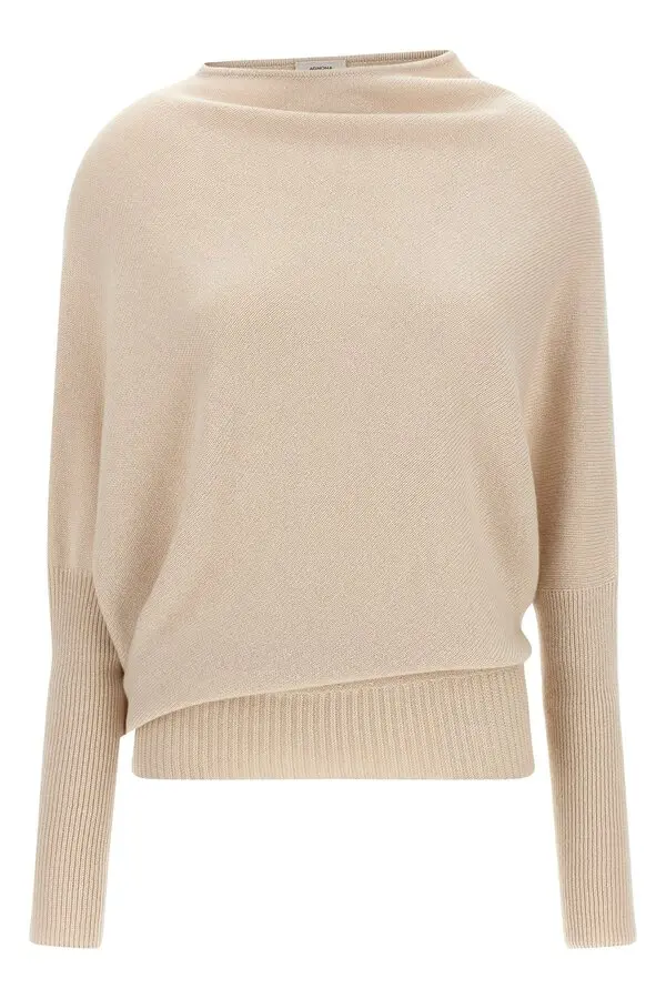 Agnona Asymmetrical Mesh - Beige