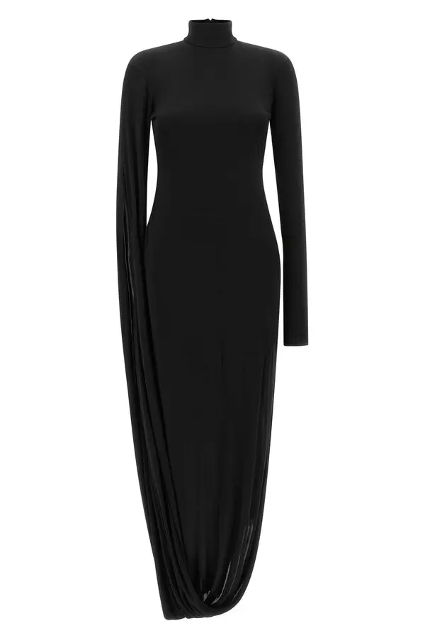 Giuseppe Di Morabito Draped High Neck Maxi Dress
