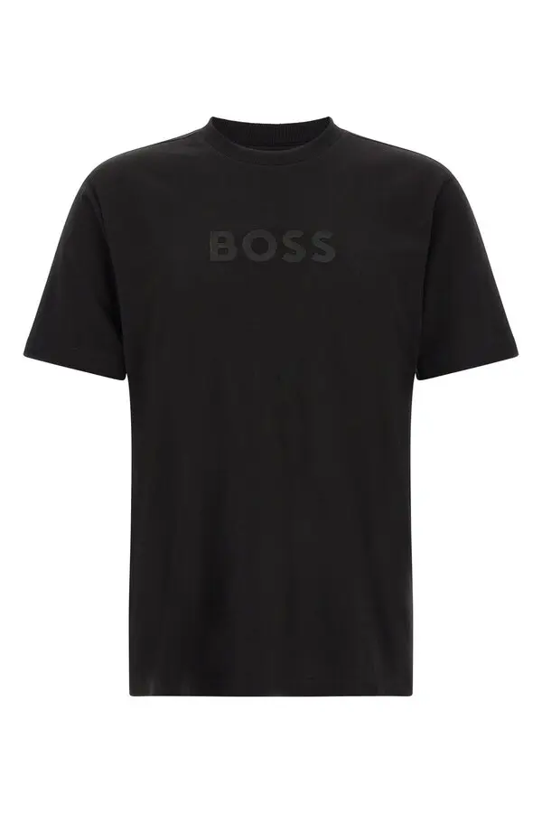 Hugo Boss Logo Print T-shirt - Black