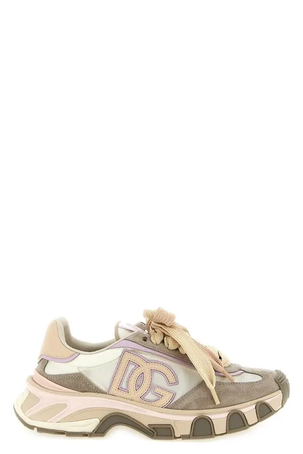 Dolce & Gabbana Country Road Lace-up Sneakers - Beige