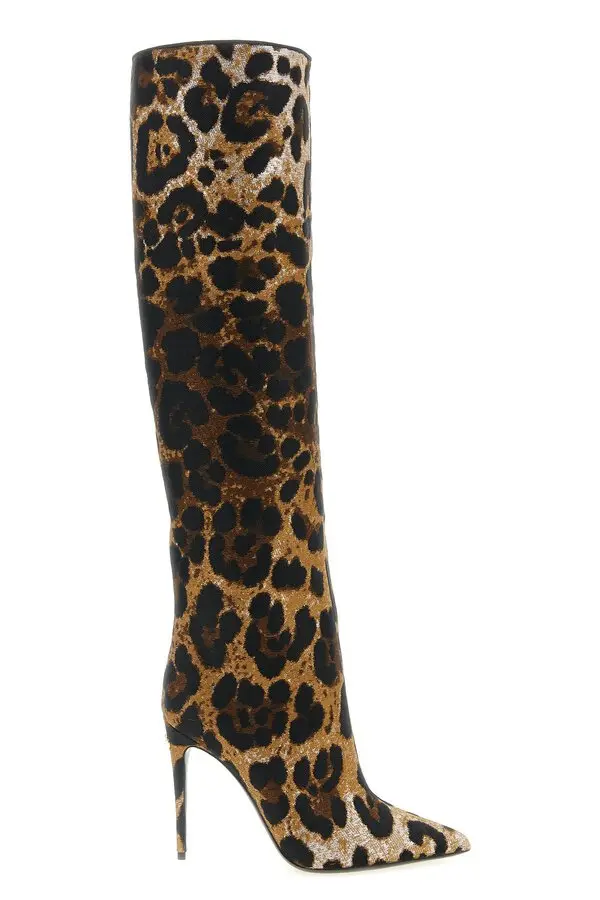 Dolce & Gabbana Leo Jacquard Boots - Multi