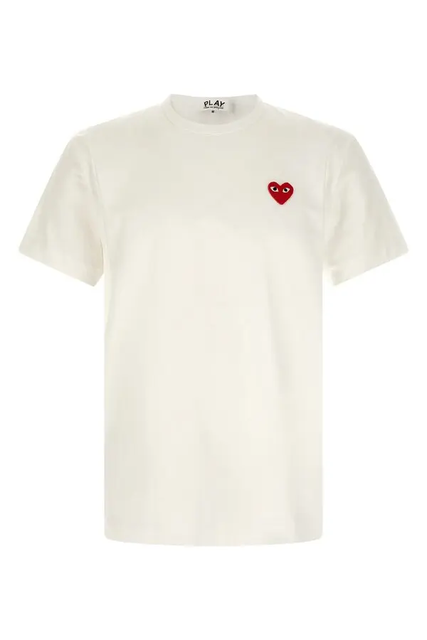 Play Comme Des Garcon Heart Patch T-shirt