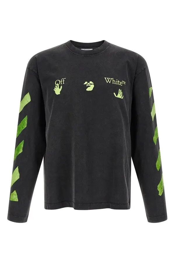 Off-White Bacco Arrow Skate' T-shirt - Black