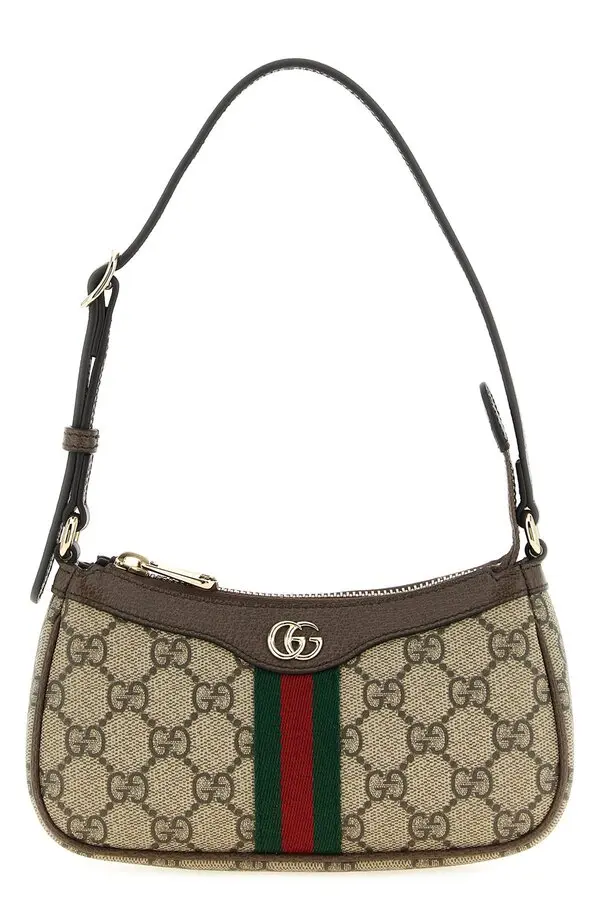 Gucci Mini Ophidia' Shoulder Bag - Beige