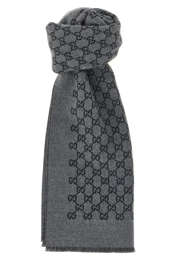 Gucci Sogi' Scarf - Gray