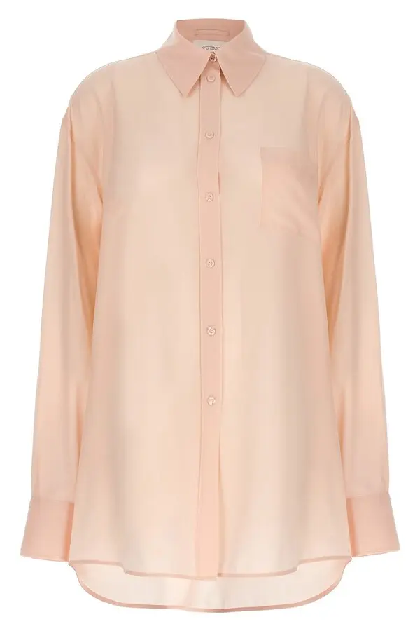Sportmax Epsilon Silk Crepe De Chine Shirt