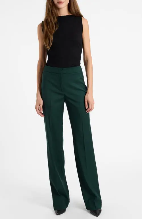 Santorelli Brenda Wide Leg Pant In Soft Stretch Twill