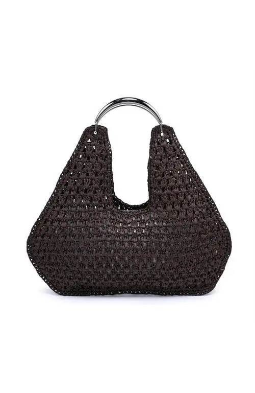 URBAN EXPRESSIONS Iris Hobo Bag - Chocolate