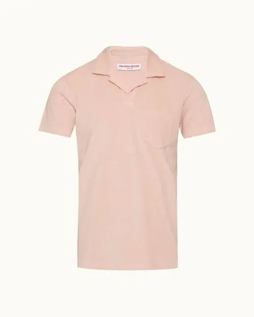 Orlebar Brown Terry Towelling Tailored Fit Towelling Polo Shirt