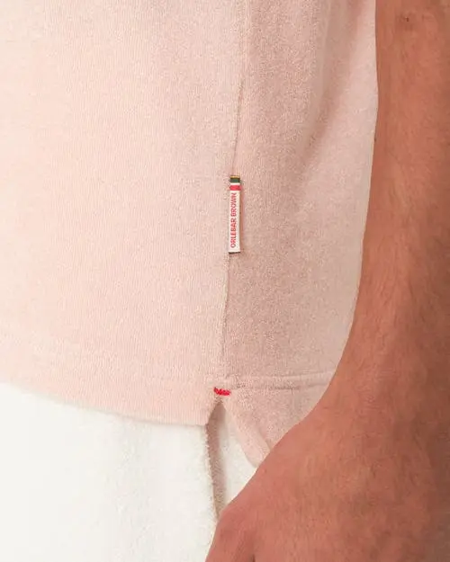 Orlebar Brown Terry Towelling Tailored Fit Towelling Polo Shirt