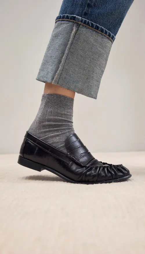Smythe Hawk High Rise Cuffed Jeans