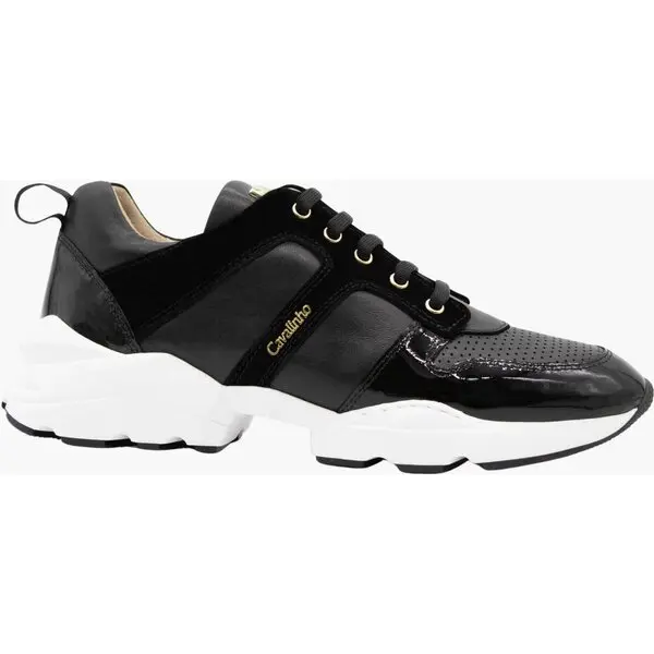 CAVALINHO Little Bear Leather Sneakers - Black