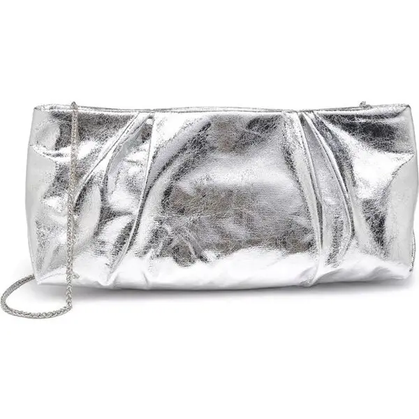 URBAN EXPRESSIONS Franny Clutch - Silver