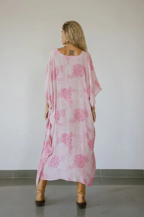 SUN CHILD Long Caftan Juniper