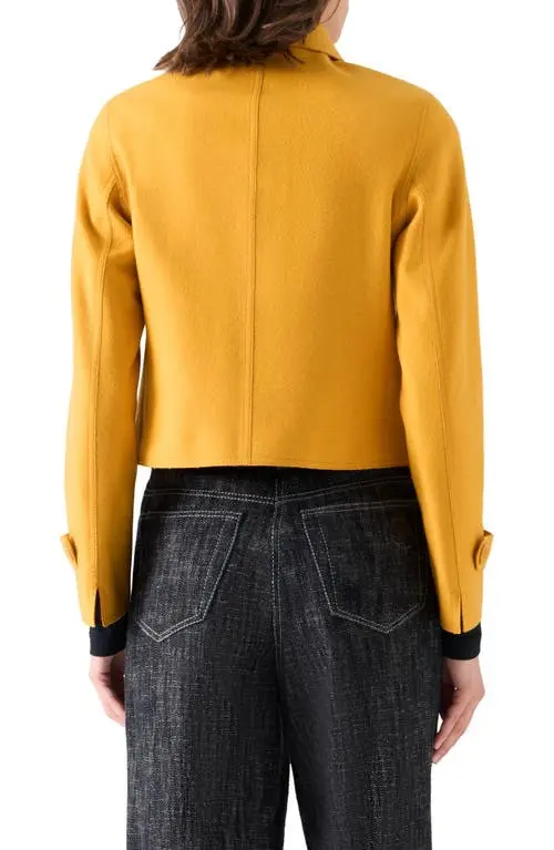 Akris Wool Blend Boxy Jacket