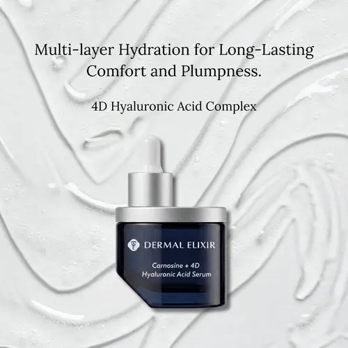 DERMAL ELIXIR Carnosine 4d Hyaluronic Acid Serum