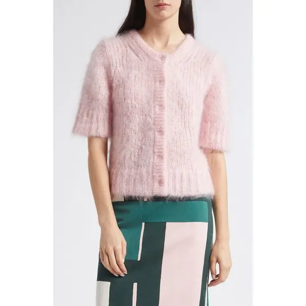 Marimekko Sanasto Knit Cardigan - Light Pink