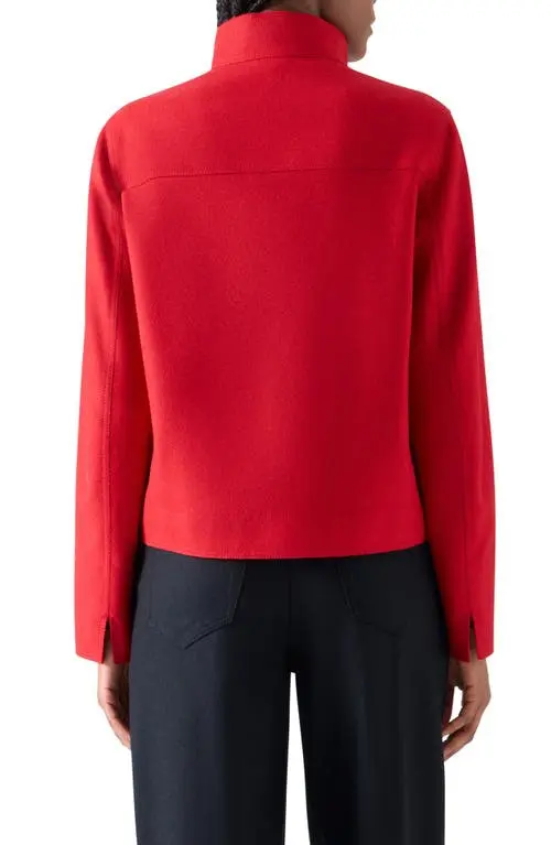Akris Felted Wool Blend Jacket