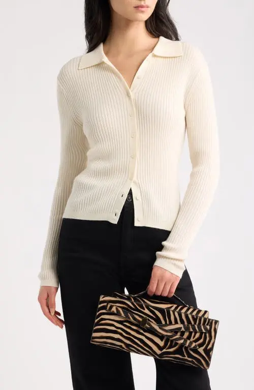 Veronica Beard Genuine Calf Hair Clutch