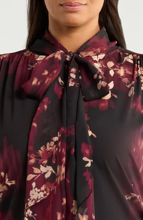 Anne Klein Tie Neck Blouse