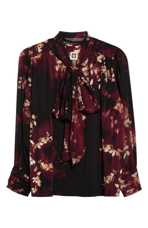 Anne Klein Tie Neck Blouse