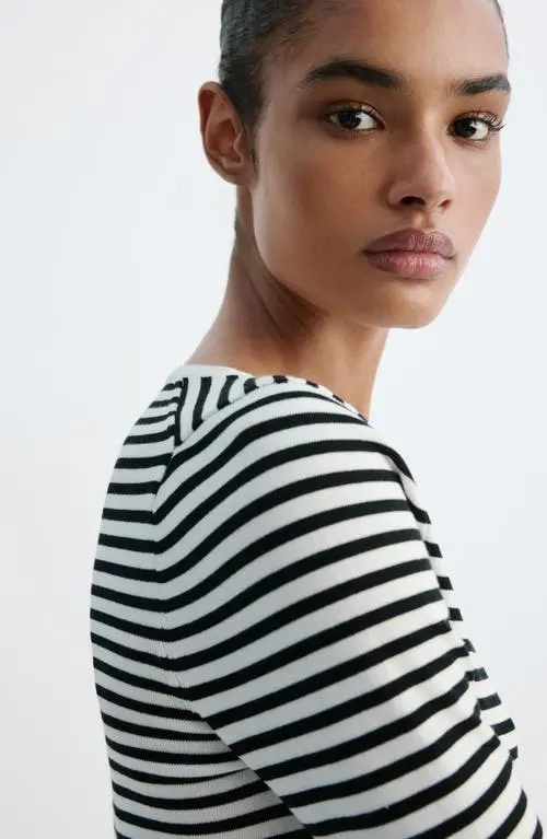 Mango Basikina Stripe Sweater