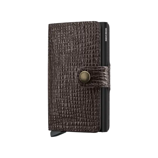 SECRID Miniwallet Palmellato - Brown