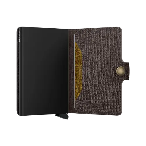 SECRID Miniwallet Palmellato - Brown