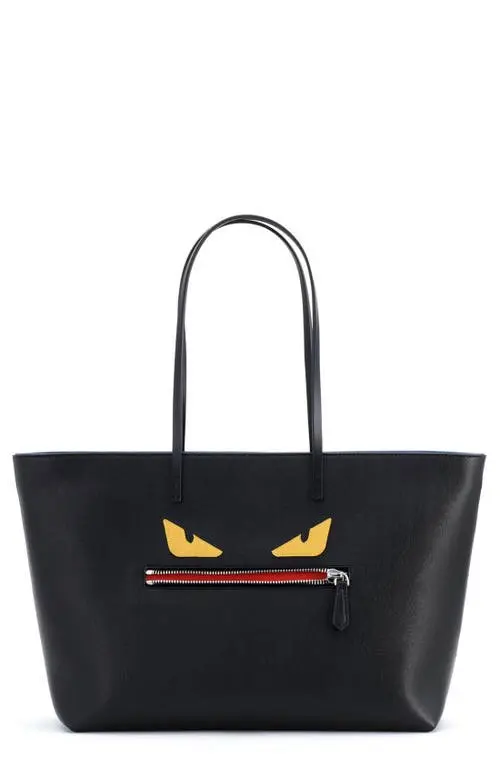 Fendi Monster Leather Tote