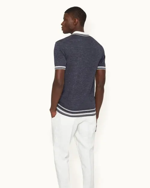 Orlebar Brown Horton Tipping Tailored-fit Polo Shirt