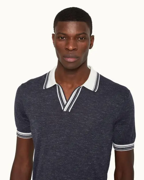 Orlebar Brown Horton Tipping Tailored-fit Polo Shirt