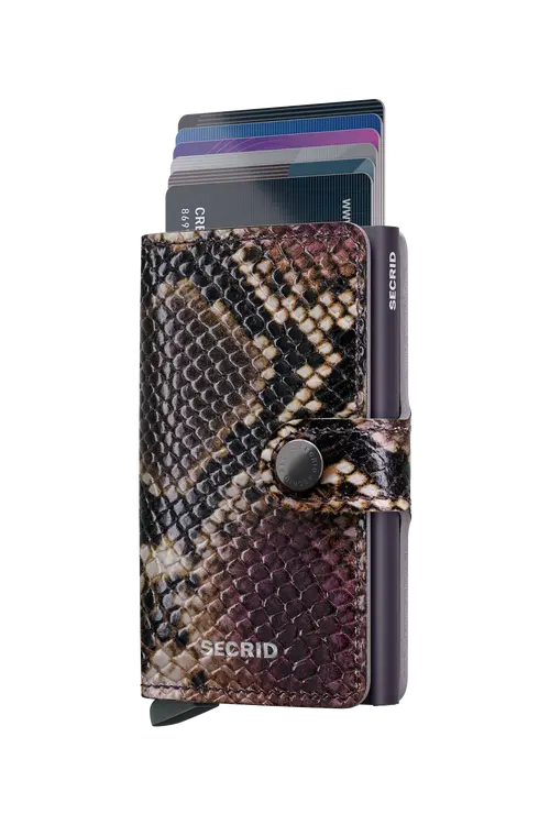 SECRID Miniwallet Serpent - Purple