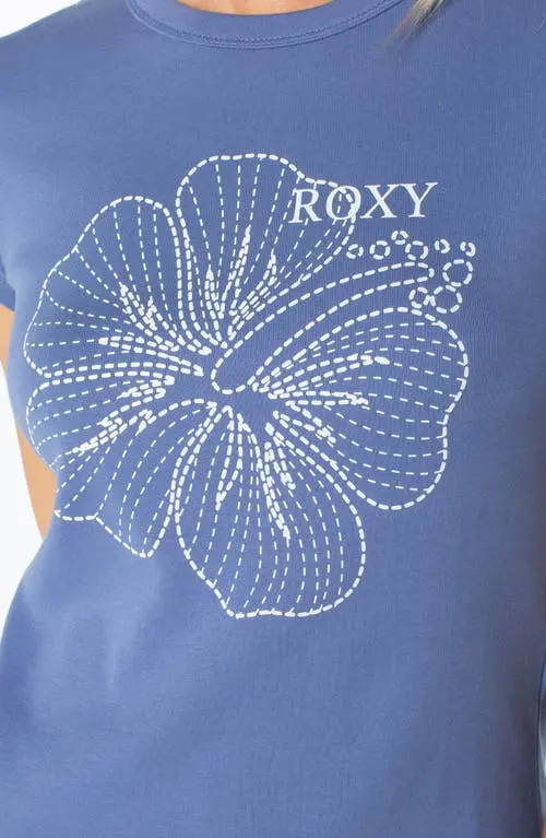 Roxy Stitched Bloom Graphic 90s Baby T-shirt
