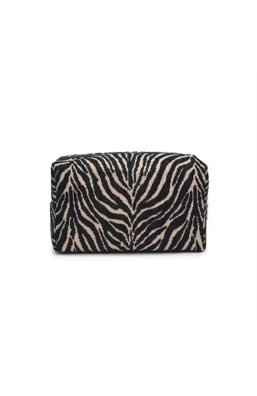 URBAN ESSENTIALS Zebrini Cosmetic & Travel Organizer Pouch