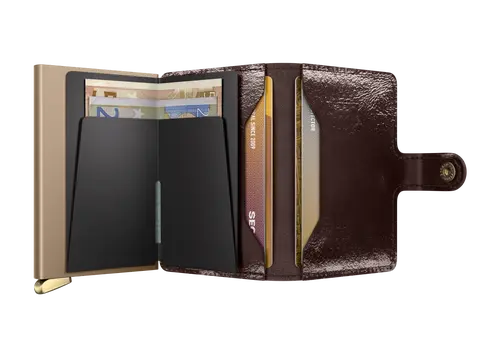 SECRID Premium Miniwallet+ Naplak - Mahogany