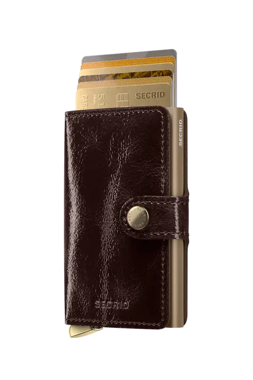 SECRID Premium Miniwallet+ Naplak - Mahogany