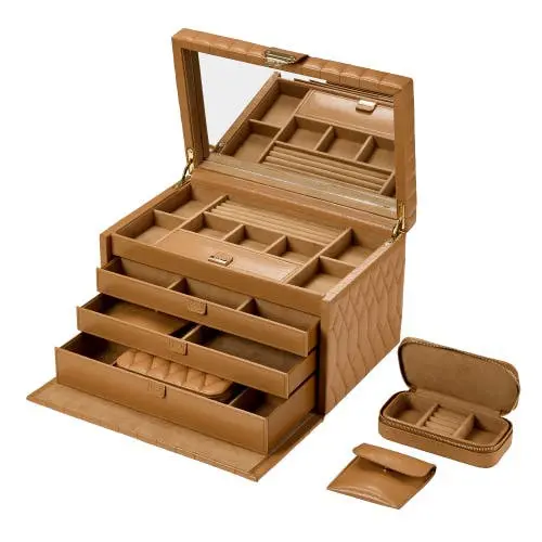 Wolf Lauren Jewelry Box - Caramel